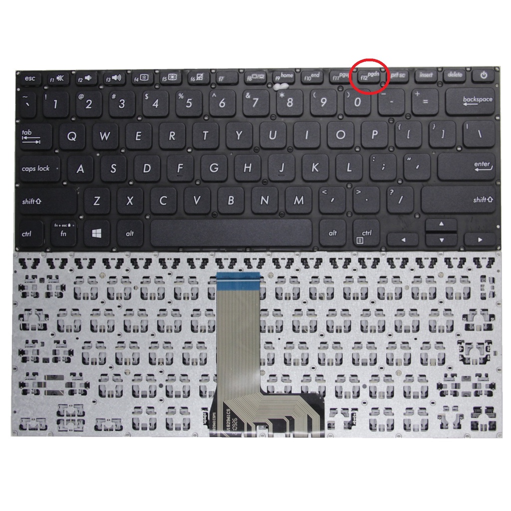 Silver & Black Colour Asus X412 R423 R424 V4000V V4000F VIVOBOOK 14 ...