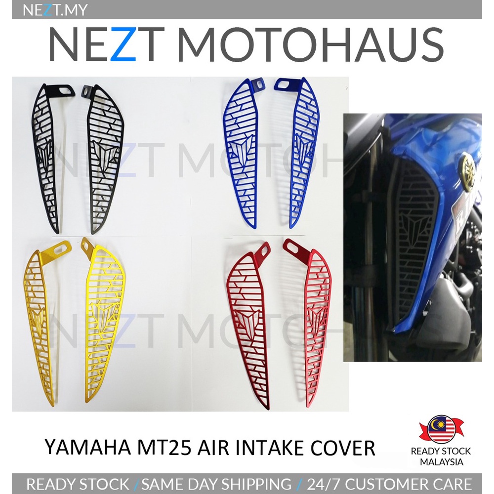 YAMAHA MT25 MT-25 FRONT AIR INTAKE COVER ALLOY | Shopee Malaysia