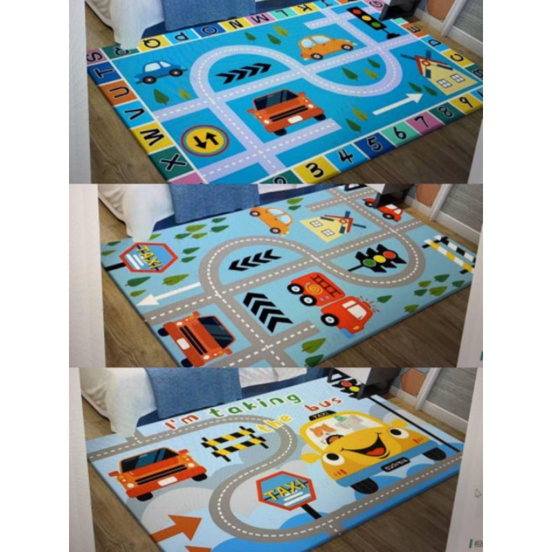 Karpet/Carpet 3D Velvet Cartoon Kartun Kids Kanak-Kanak | Shopee Malaysia