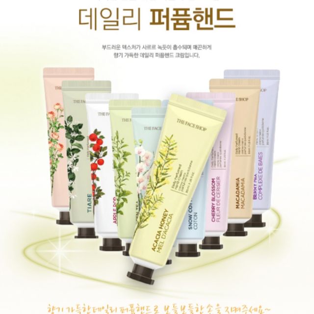 The Face Shop Daily Perfumed Hand Cream 30ml | Shopee Malaysia