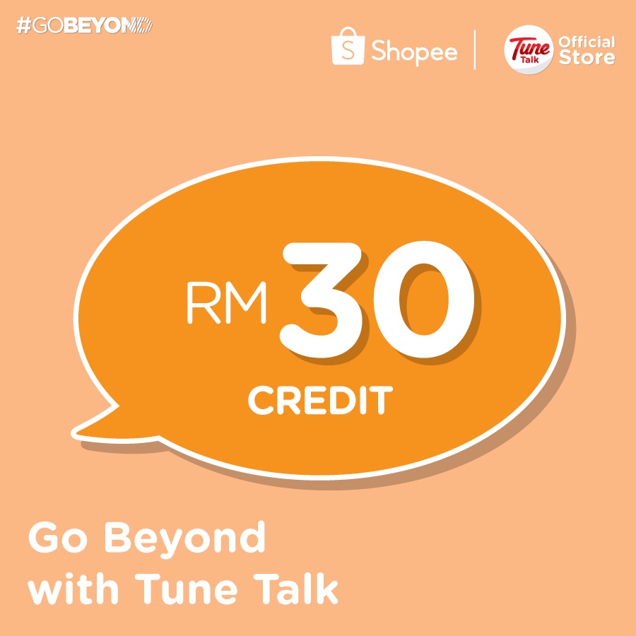 Tune Talk Top Up Reload RM30 | Shopee Malaysia