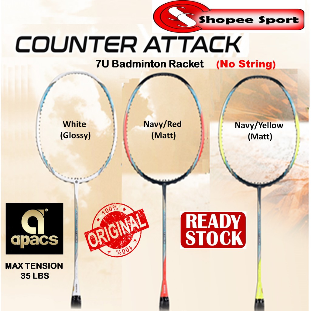 Apacs Counter Attack (No string) (1pcs) Badminton Racket | Shopee Malaysia