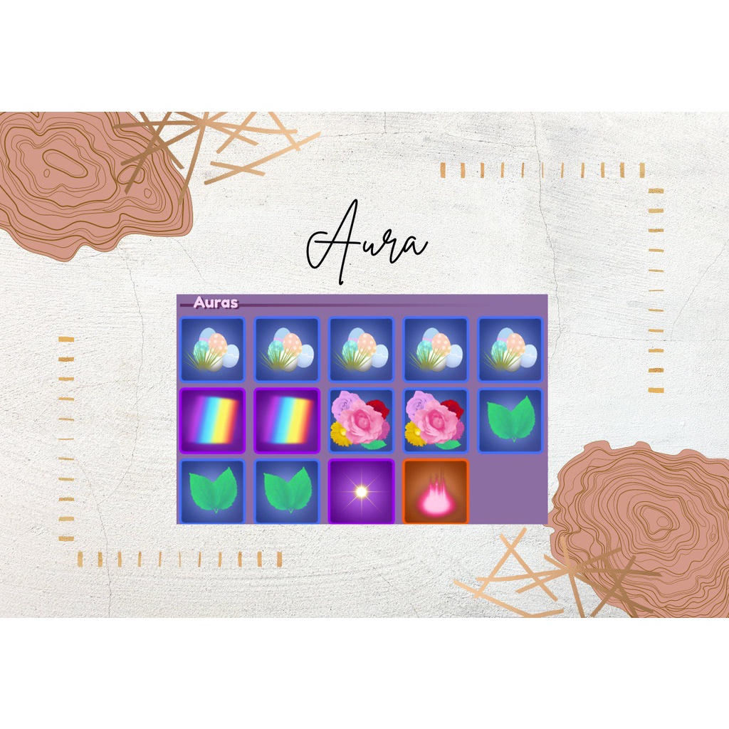 Aura Cosmetic [ World // Zero Roblox ] | Shopee Malaysia