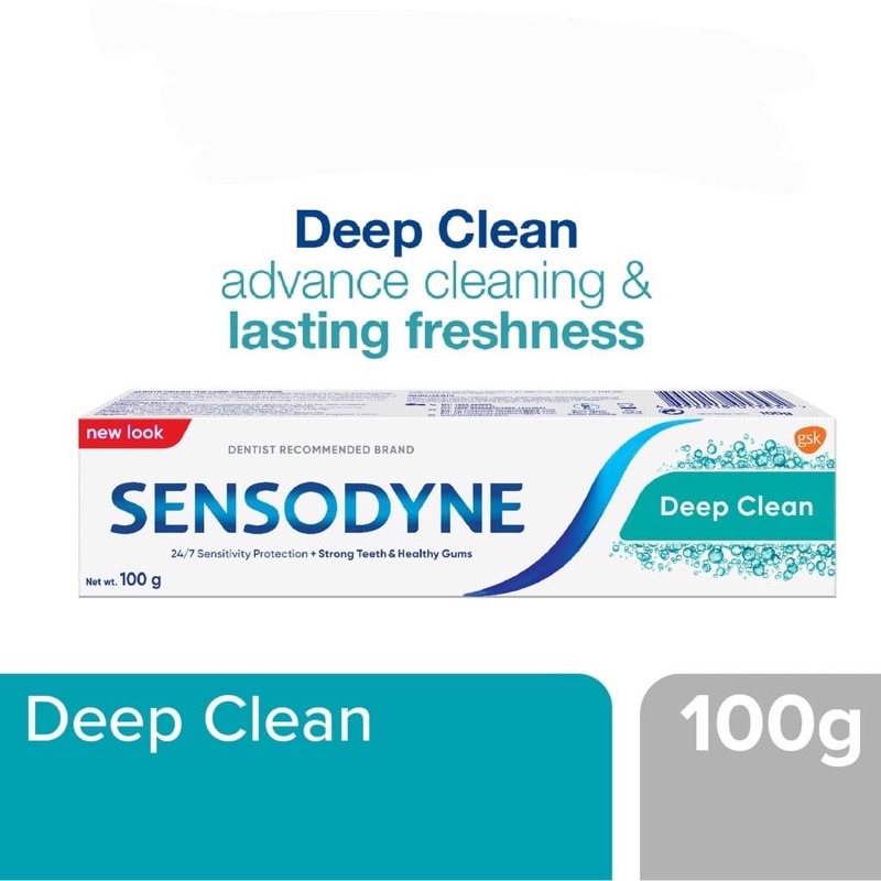 Sensodyne Deep Clean Toothpaste 100g | Shopee Malaysia