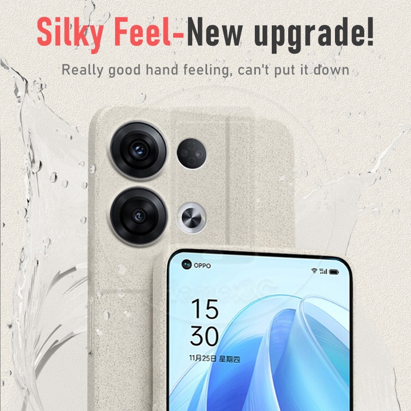 OPPO Reno 8 / Reno 8 Pro 5G Casing Hard PC Back Sand Slim Phone Case ...