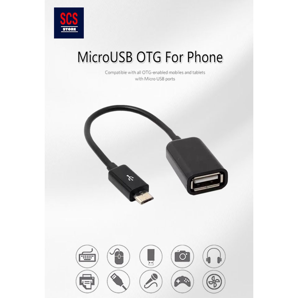 Micro USB 2.0 OTG Cable Adapter For Android | Shopee Malaysia
