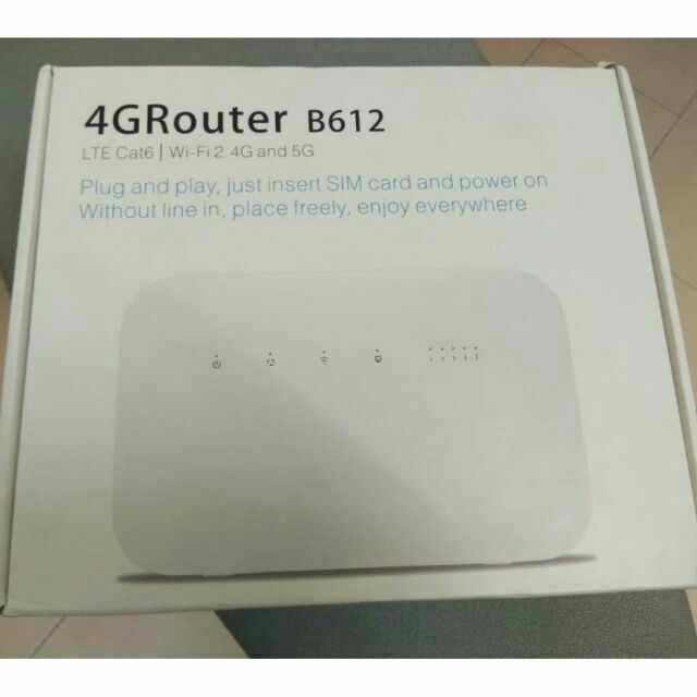 Modified Huawei B612 B612S-25D 4G LTE Cat6 300Mbps Unlimited Hotspot ...