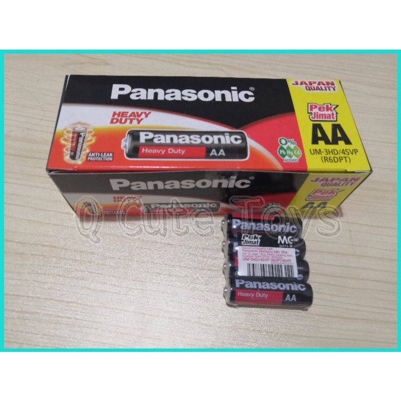 Original Panasonic Heavy Duty AA & AAA Battery Value Pack | Shopee Malaysia