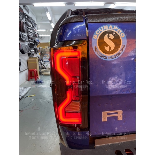 Ford Ranger T6 T7 T8 XLT Wildtrack Raptor Led Taillamp Tail lamp light ...