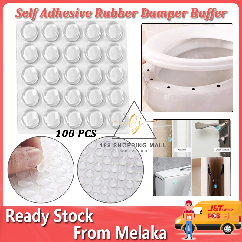 100 /60 Pcs Self Adhesive Round Silicone Rubber Bumpers Soft ...