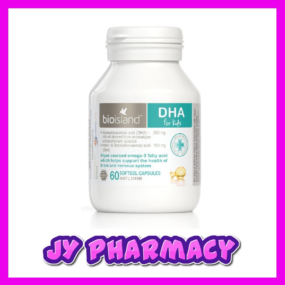 Bio Island DHA for Kids ( 60 Capsules ) ( Made In Australia ) | Shopee Malaysia
