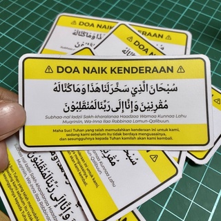 Vehicle Boarding Dua Sticker Doa Naik Kenderaan | Shopee Malaysia