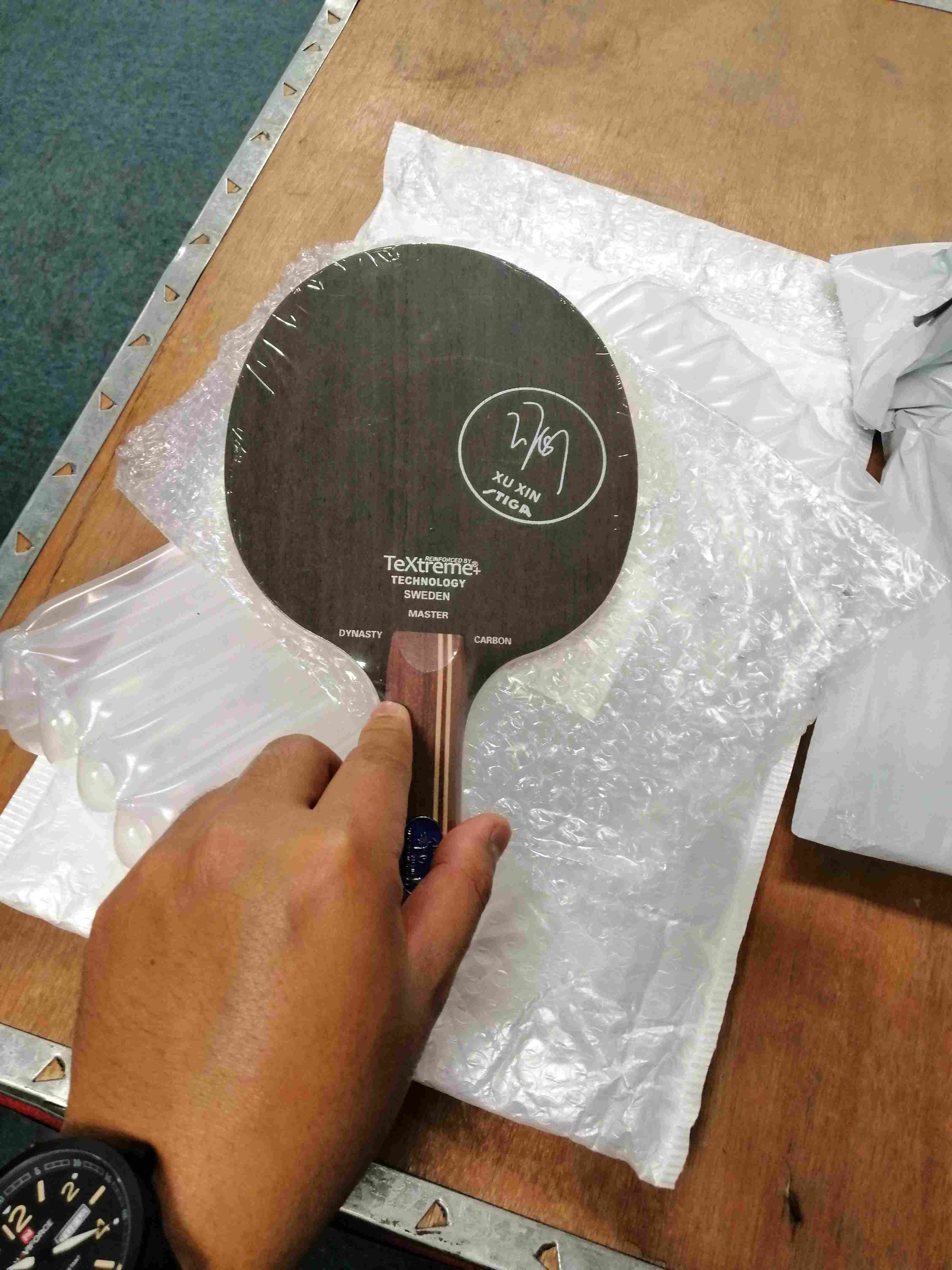 STIGA DYNASTY CARBON XU XIN EDITION TABLE TENNIS BLADE Ping pong paddle ...