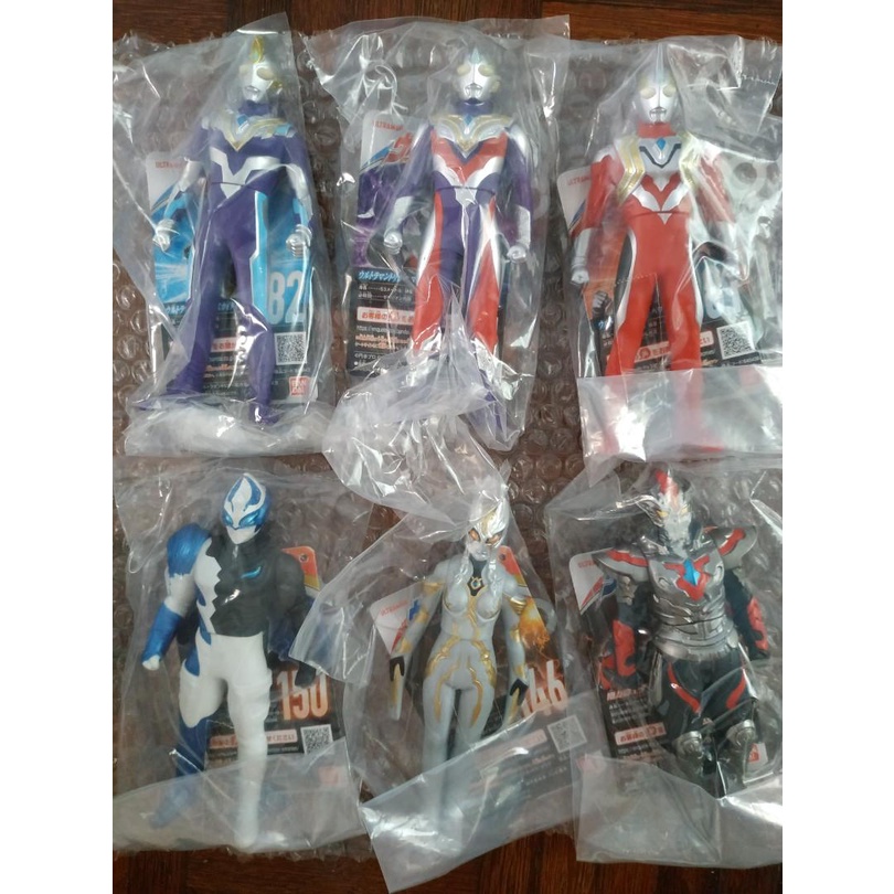 (In Stock) Sofubi Soft Vinyl Original Bandai Ultra Hero and Ultra ...