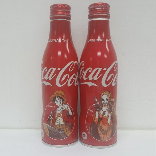Coca Cola “One piece” Luffy & Vivi Universal Studios Japan 2018 Full ...