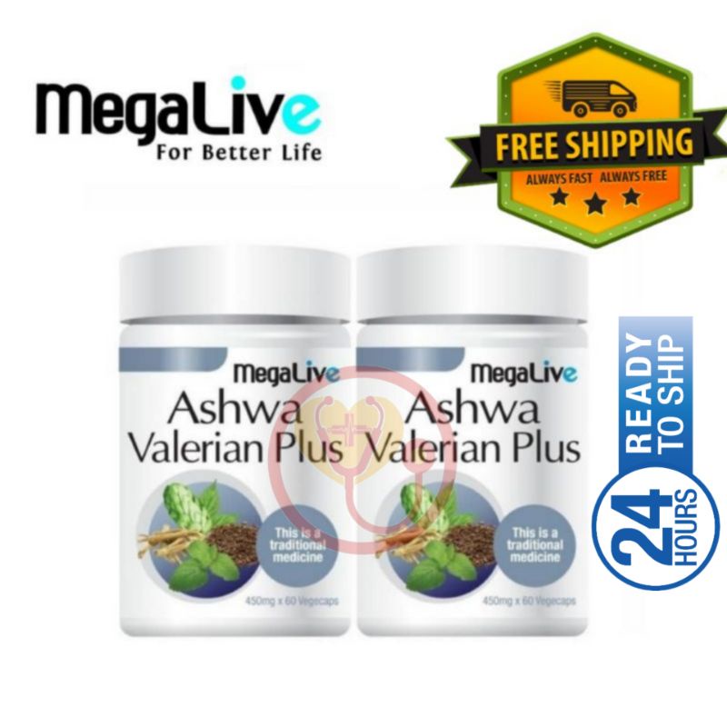 MEGALIVE ASHWA VALERIAN PLUS (2X60'S) | Shopee Malaysia