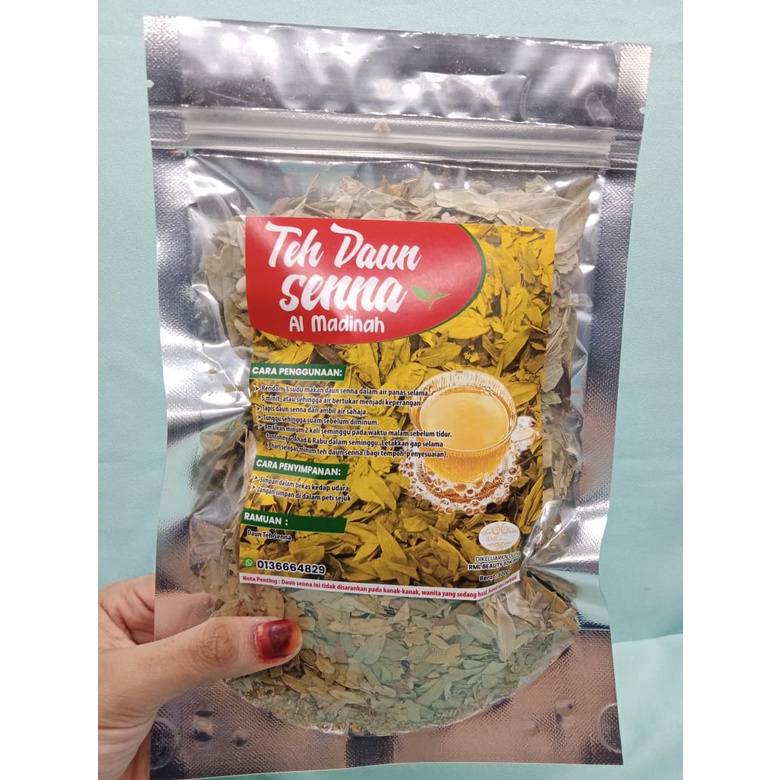 TEH DAUN SENNA 50GM HERBA DETOX ASLI *AL-MADINAH* || READY STOCK ...