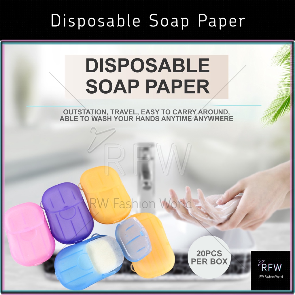 Disposable Soap Paper / Kertas Sabun (Segi Empat Tepat) | Shopee Malaysia