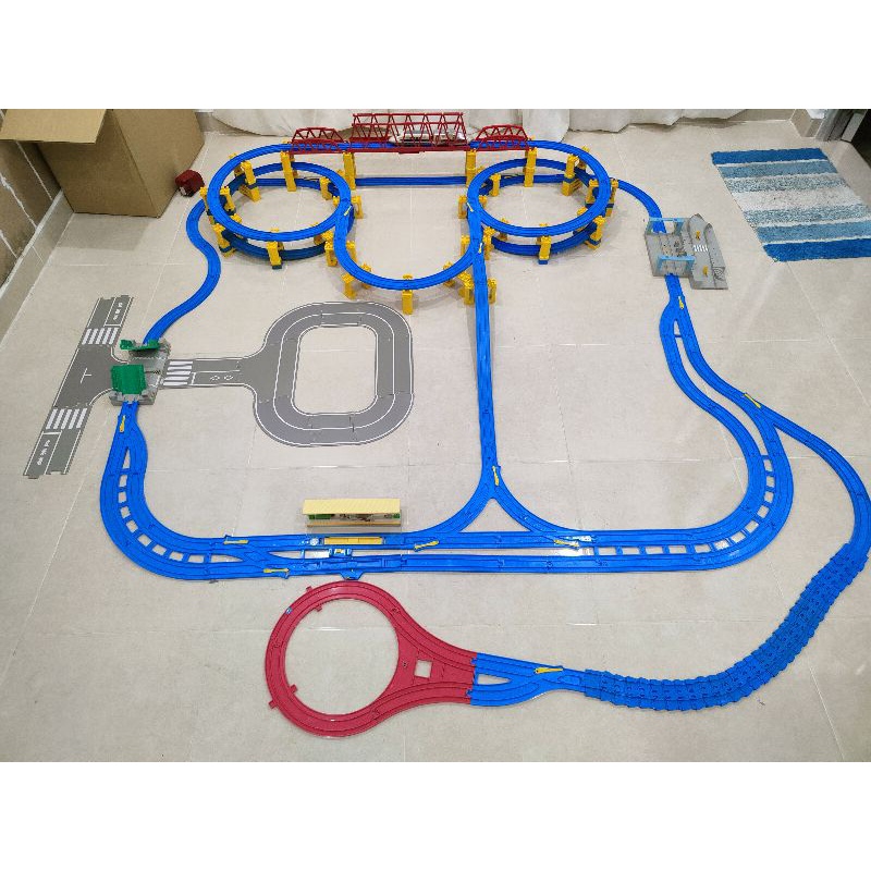 used plarail track set freegift train | Shopee Malaysia