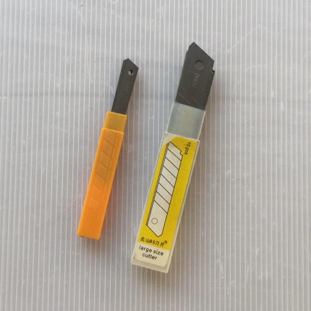 10pcs Pen Knife Blade/Cutter Blade/Mata Pisau | Shopee Malaysia