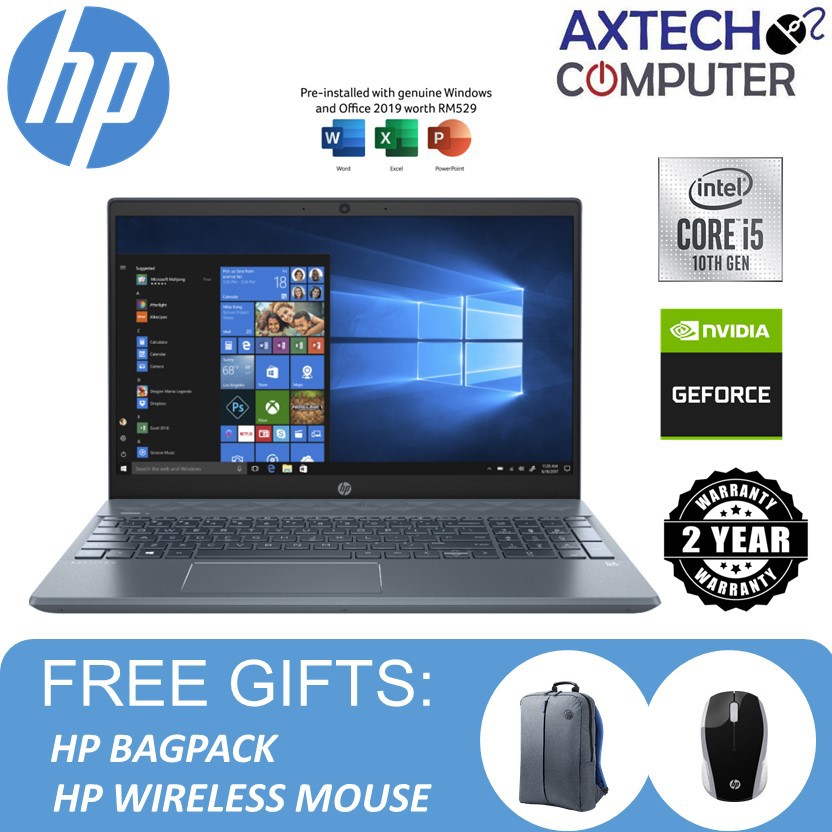 HP Pavilion 15-Cs3134TX 15.6'' FHD Laptop Fog Blue ( I5-1035G1, 4GB ...