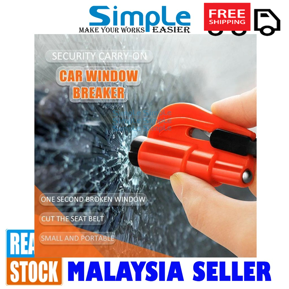 Car Safety Multifunctional Window Breaker Emergency Car Rescue Tool ...