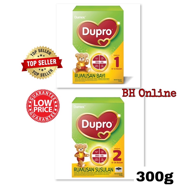 Dumex Dupro Infant Formula Step 1 / Step 2 x 300g | Shopee Malaysia