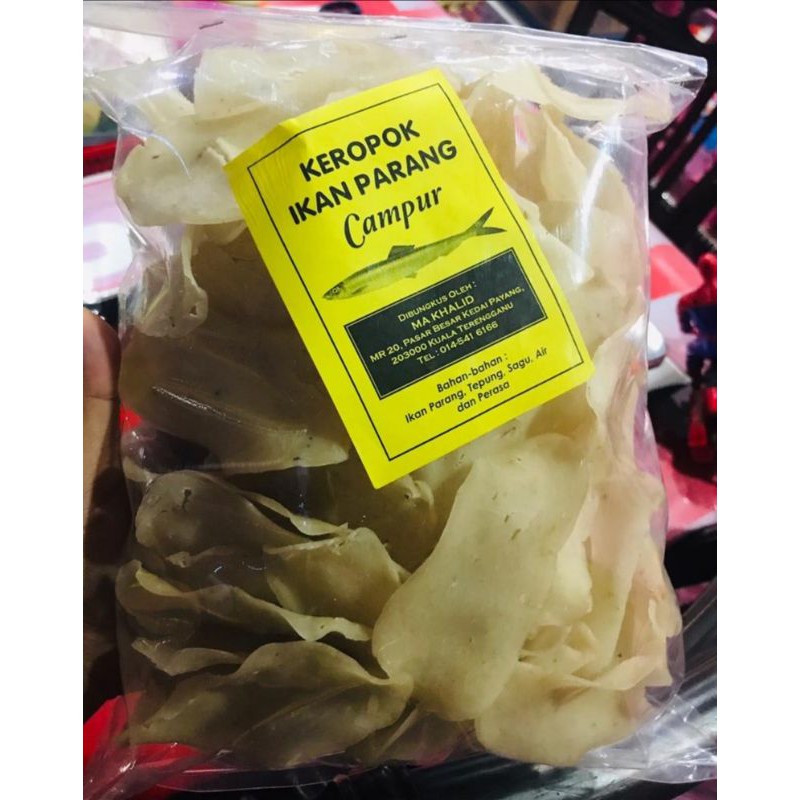 Keropok ikan Parang ASLI / Campur TERENGGANU | Shopee Malaysia