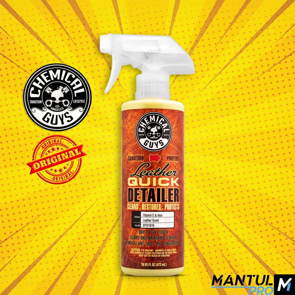 Chemical Guys Leather Quick Detailer, 16 oz | Shopee Malaysia