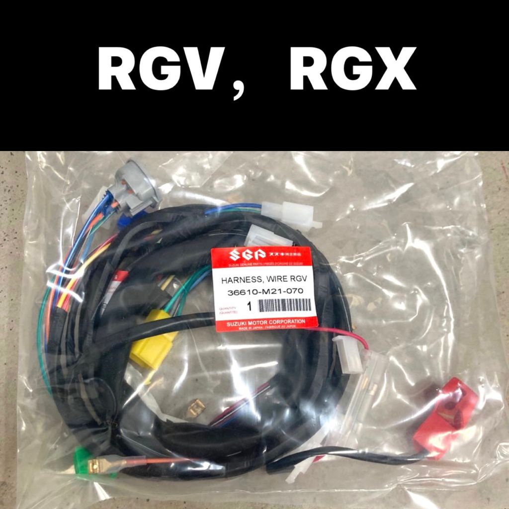 SUZUKI RGV WIRING (ST / OET) // RGV120 RGV 120 RGX HARNESS BODY WIRING ...