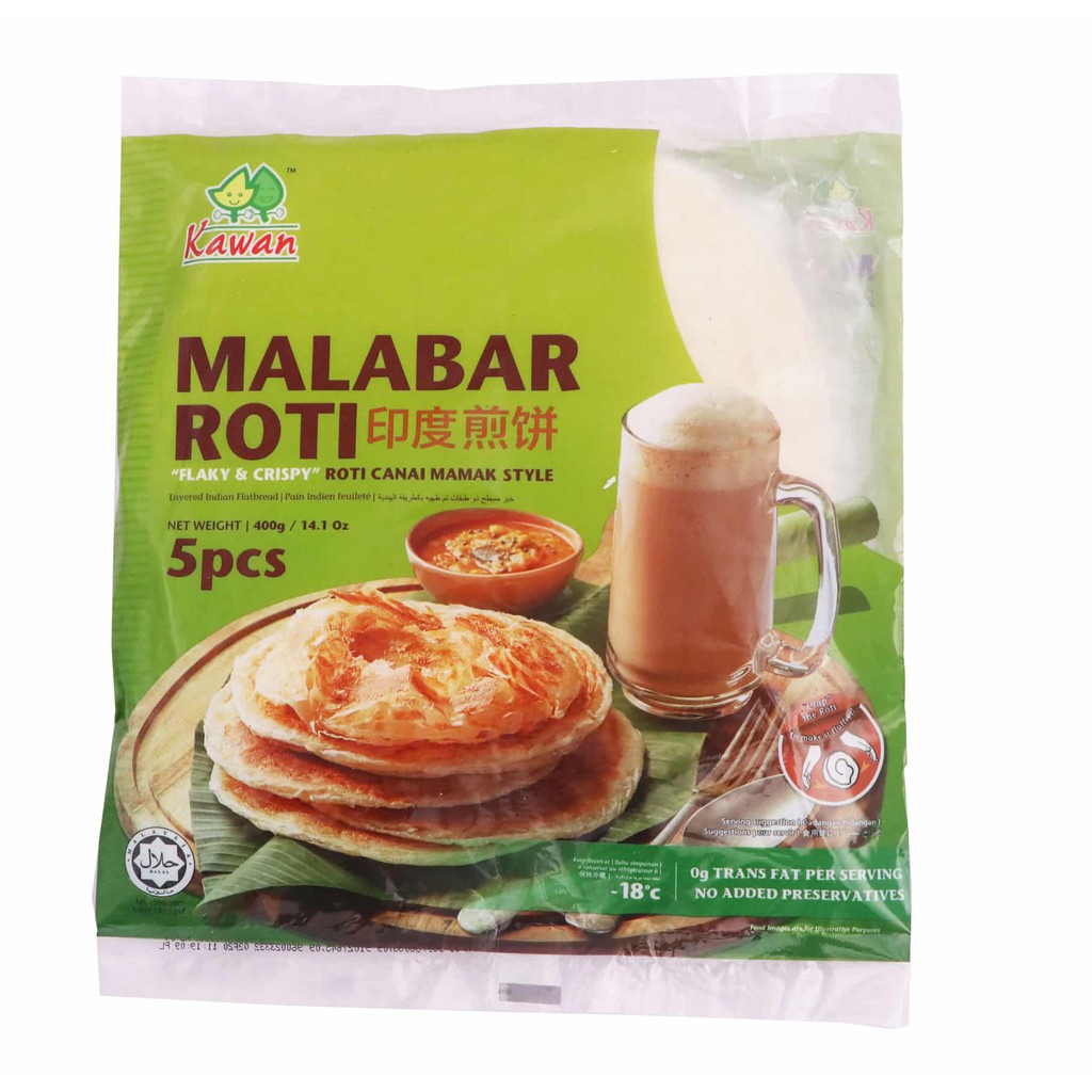 KAWAN Malabar Roti (5 pcs - 400g) | Shopee Malaysia