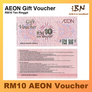 AEON Gift Voucher RM10 Ten Ringgit | Shopee Malaysia