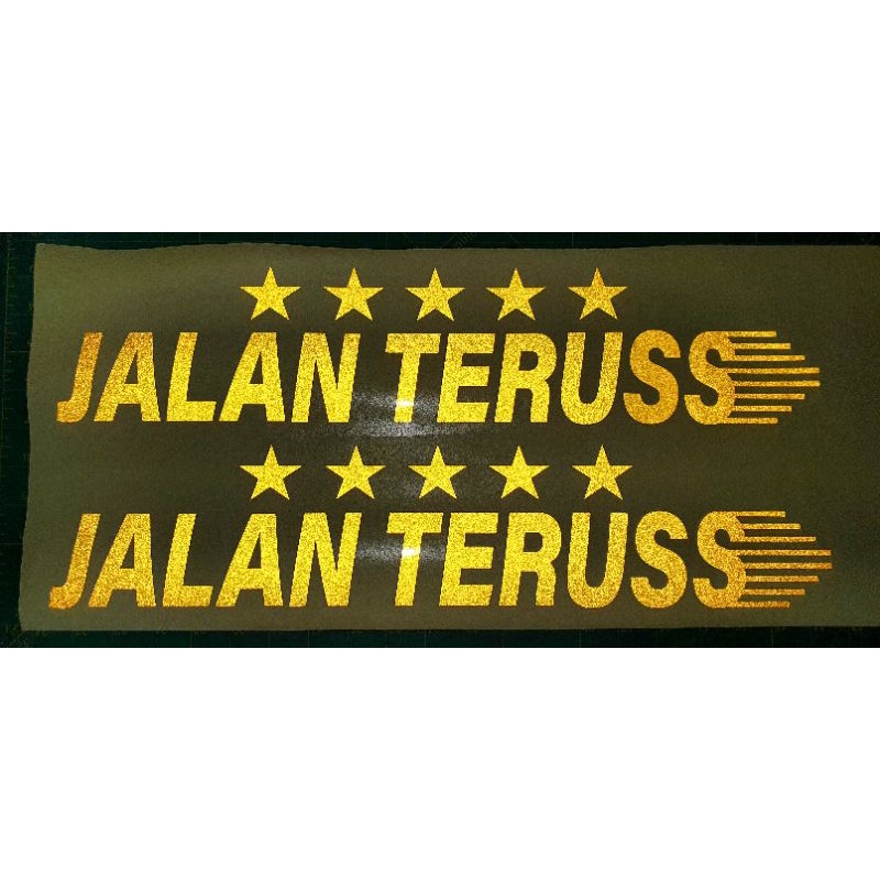 STICKER JALAN TERUS, STICKER 5 STAR, STICKER LORI, STICKER CERMIN ...