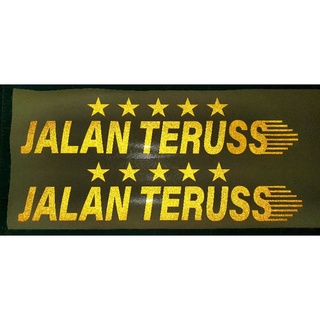 STICKER JALAN TERUS, STICKER 5 STAR, STICKER LORI, STICKER CERMIN ...