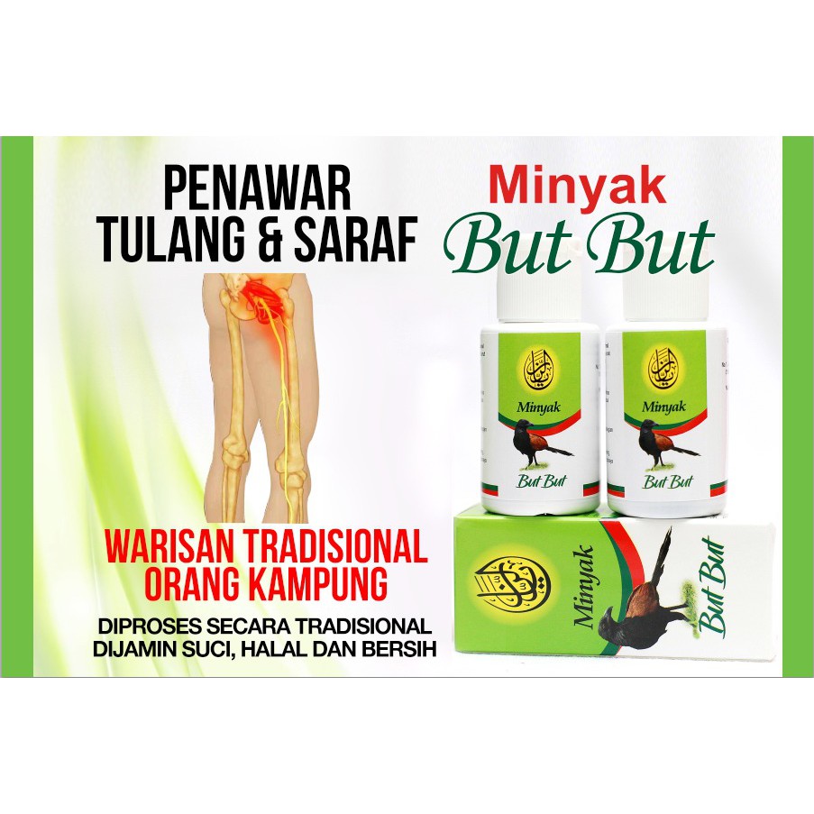 MINYAK BUT BUT PENAWAR TULANG SARAF | Shopee Malaysia
