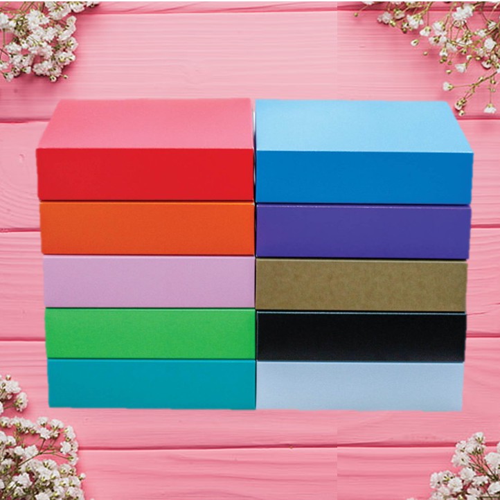 50 pcs colour cake box | 彩色蛋糕盒 | kotak kuih warna talam | kuih lapis ...