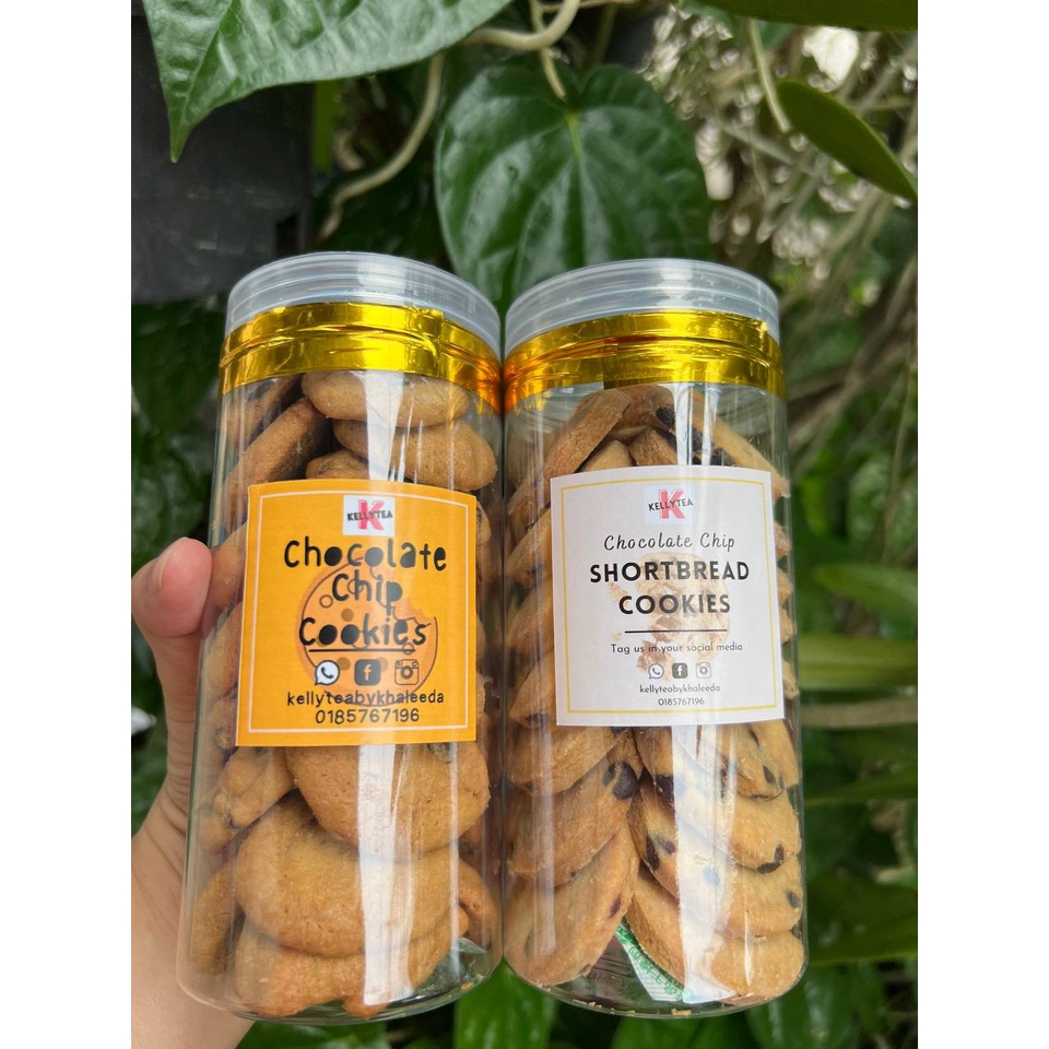 BISKUT RAYA - SHORTBREAD/ CHOC CHIPS/ FLORENTINE COOKIES | Shopee Malaysia