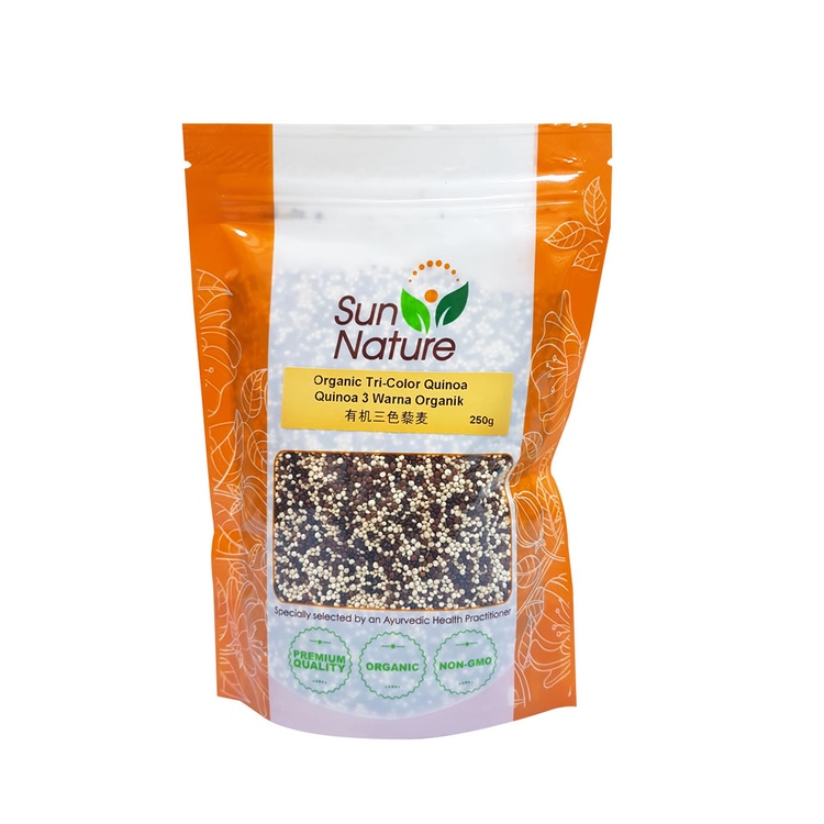 Sun Nature - Organic Tri-Color Quinoa 250G | Shopee Malaysia