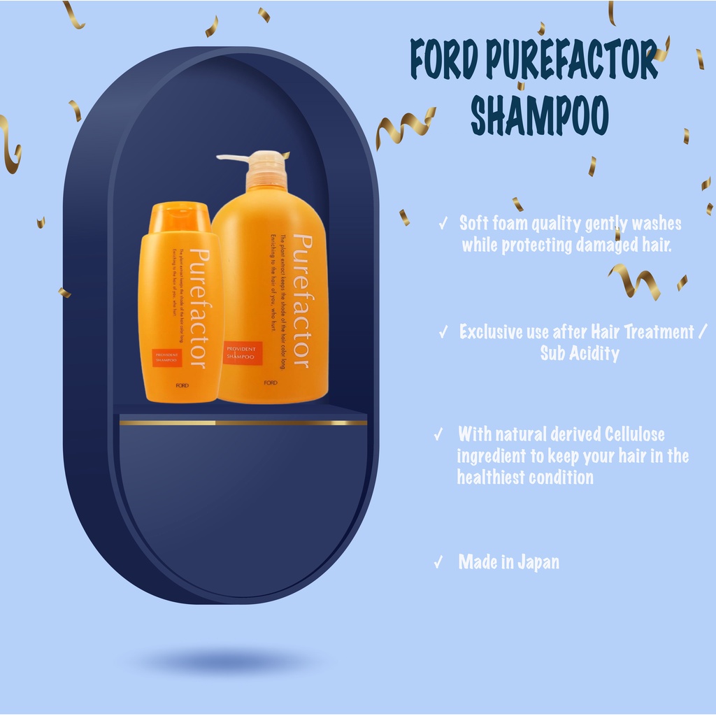 (READY STOCK)FORD Purefactor Shampoo (MADE IN JAPAN) | Shopee Malaysia
