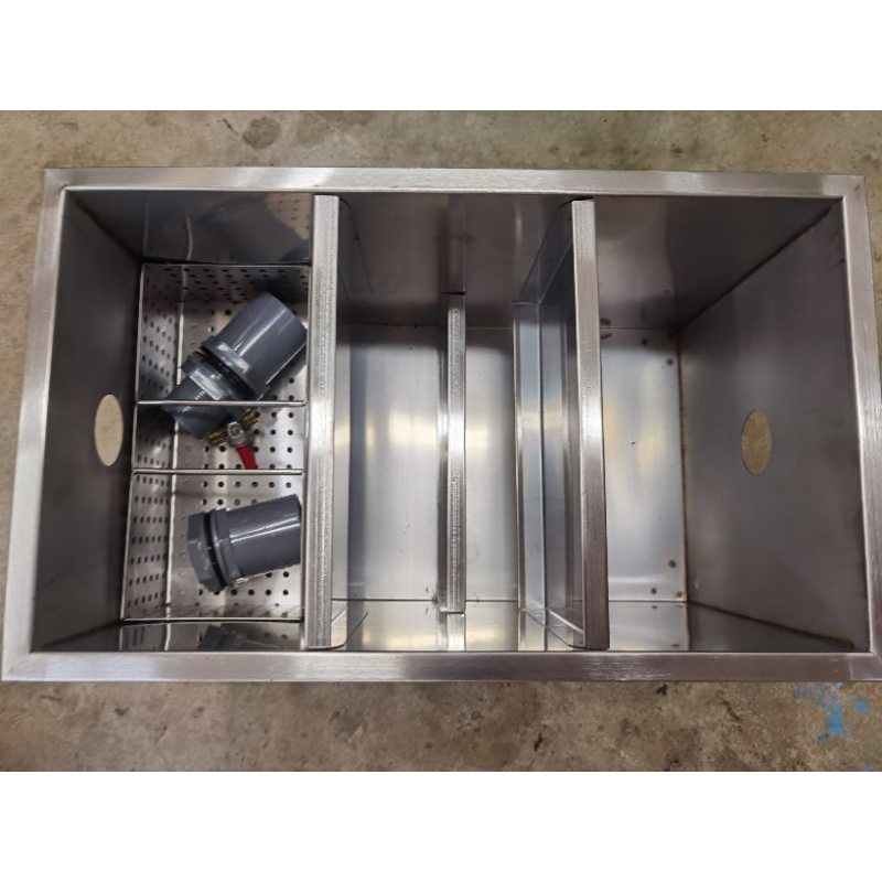 Perangkap minyak Grease Trap Stainless Steel (40mm)45L | Shopee Malaysia