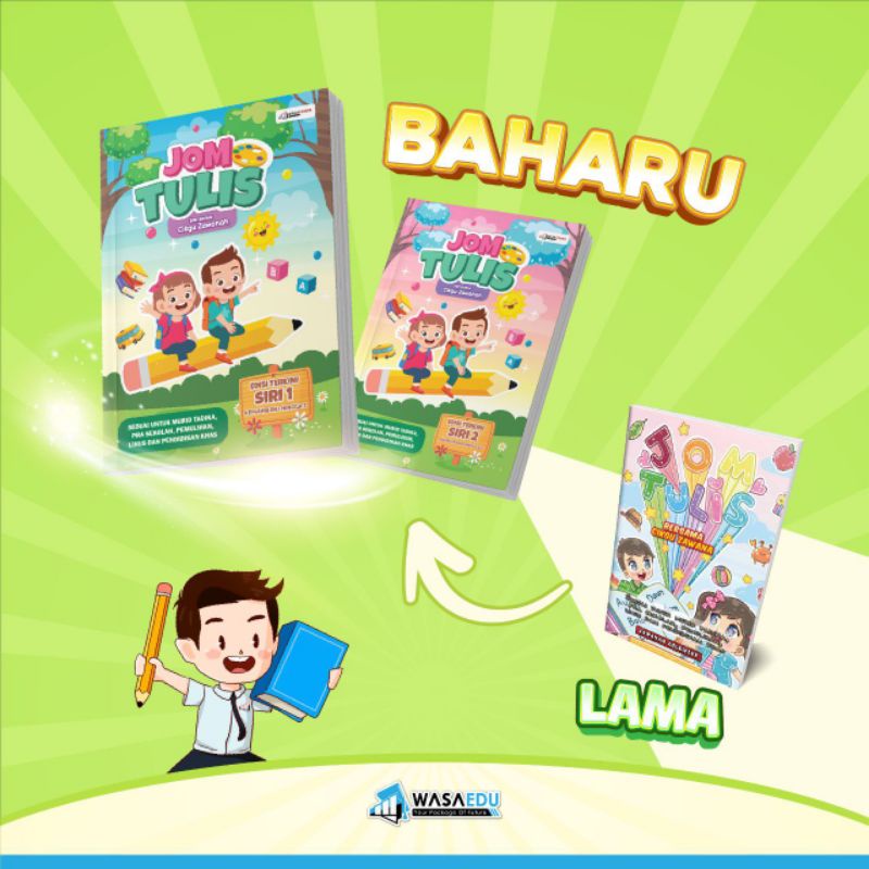 JOM TULIS PRESCHOOL BELAJAR MENULIS HURUF DAN NOMBOR FREE ERASABLE ...