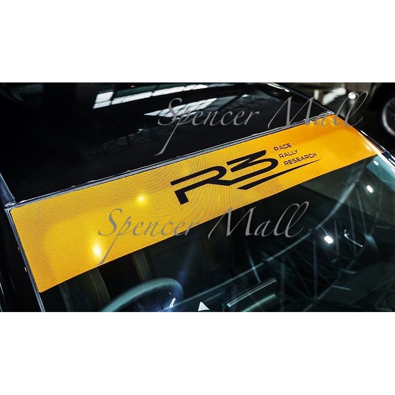 (Ready Stock )S62# R3 Racing windscreen windshield Sticker | Shopee ...
