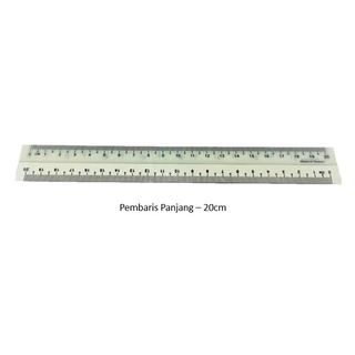 Pembaris Plastik/ High Quality Plastic Ruler (15cm / 20cm) | Shopee Malaysia