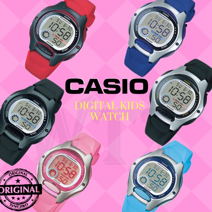 CASIO ORIGINAL LW-200 SERIES DIGITAL UNISEX KIDS CASIO WATCH FOR KIDS ...