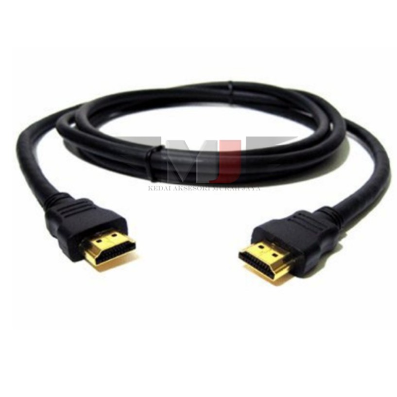 (NJ) 100% ori Full HD 1080P High Speed V1.4 HDMI Cable 3D 1M Rpi ...