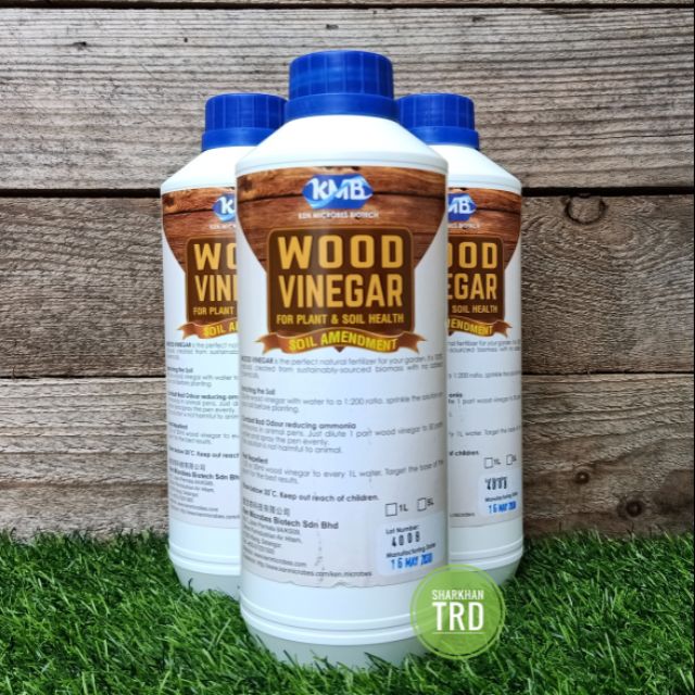 Botol 1 Liter WOOD VINEGAR For Plant & Soil Health Cuka Kayu Untuk ...