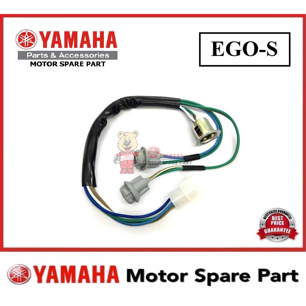 YAMAHA EGO-S HEAD LAMP SOCKET // LAMPU DEPAN SOCKET BESAR HEADLAMP HEADLIGHT HEAD LIGHT FRONT ...