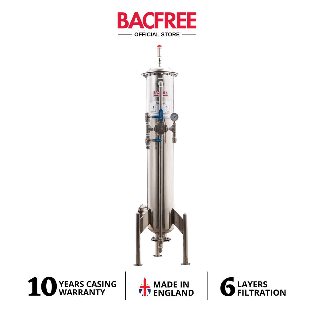 BACFREE Stainless Steel 304 Matte Finishing Outdoor Water Filters with ...