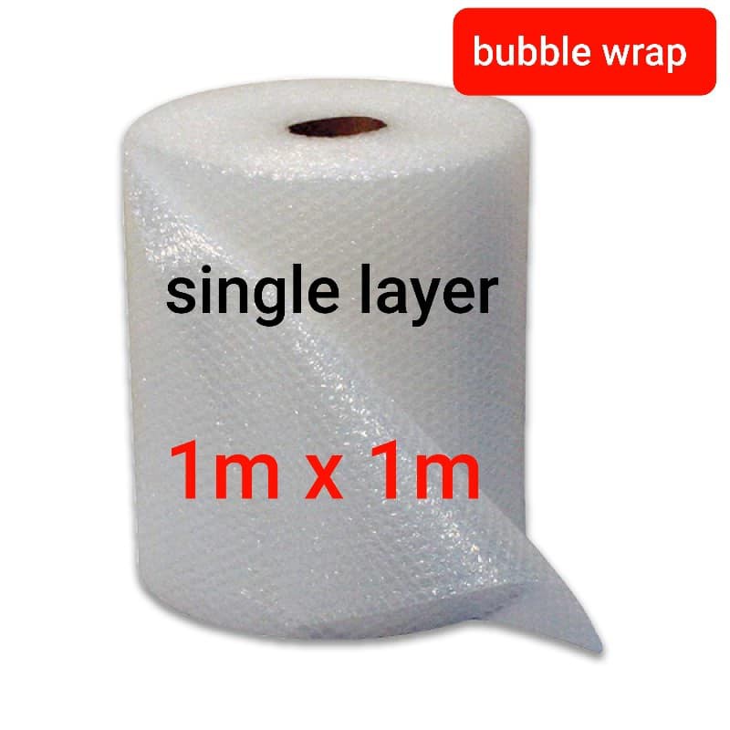 BUBBLE WRAP single layer 1METER x 1METER ( 1M X 1 M ) | Shopee Malaysia