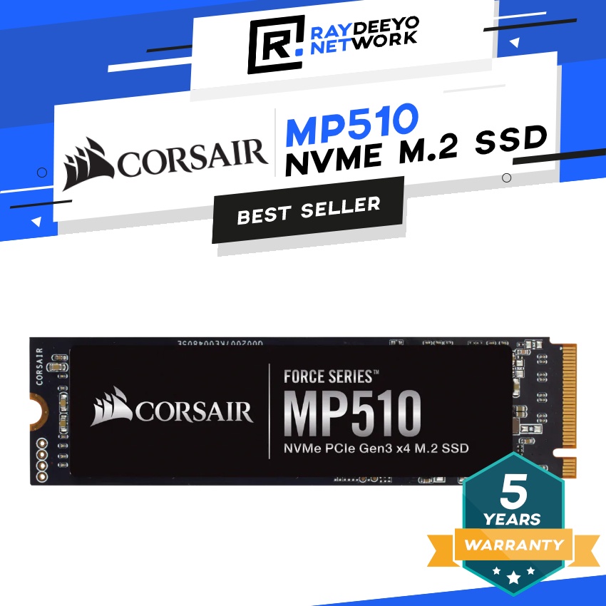 CORSAIR MP510 Force Series MP510 M.2 2280 NVMe PCIe Gen 3x4 Internal ...
